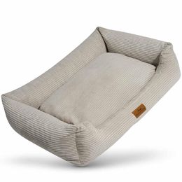 Freudentier orthop&auml;disches Hundebett Cord creme