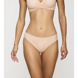 Triumph Damen Tai-Slip "Body Make-Up Essentials", Gr. 40, beige, Microfaser, Obermaterial: 79% Polyamid, 21% Elasthan, unifarben, Unterhosen, leicht,