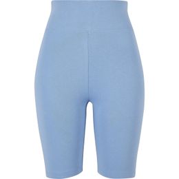 Urban Classics Herren Stoffhose "Urban Classics Damen Ladies High Waist Cycle Shorts", blau, Gr. XXXL, unifarben, 95% Baumwolle, 5% Elasthan, Hosen
