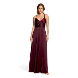 Vera Mont Damen Abendkleid "Damen mit V-Ausschnitt", rot, Gr. 32, Satin, Obermaterial: 97% Polyester, 3% Elasthan. Futter: 100% Polyester, Kleider