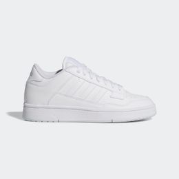 M&auml;dchen Sneaker "RAPID COURT LOW JUNIOR", adidas Sportswear, Gr. 40, wei&szlig;, Synthetik, Schuhe, f&uuml;r Kinder & Jugendliche