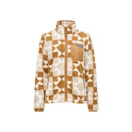 Columbia Funktionsfleecejacke 'West Bend' Damen Gr&ouml;&szlig;e L karamell / cappuccino / wei&szlig;