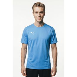 Puma Herren Fu&szlig;balltrikot "TEAMGOAL JERSEY", blau, Gr. L, unifarben, Web, Obermaterial: 100% Polyester, Trikots, Fu&szlig;ball, Kurzarm, sportlicher Stil,
