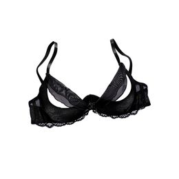 Damen B&uuml;stenhebe, PETITE FLEUR GOLD BY LASCANA, Gr. 70, schwarz, Spitze, Obermaterial: 60% Polyamid, 35% Polyester, 5% Elasthan, BHs, mit B&uuml;gel und