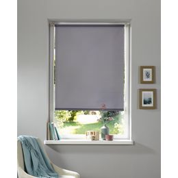 Rollo OTTO HOME, B:45cm H:150cm, grau, Polyester, K&uuml;che, Rollos, "Themse-Uni", Bestseller, Rollo Fenster, Seitenzugrollo, Sonnenschutz