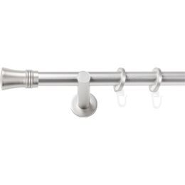 Gardinenstange SN DECO GROUP, L:120cm &Oslash;:19mm, silber, Gardinenstangen