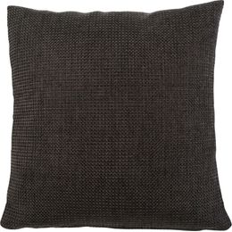 G&ouml;zze Dekokissen G&Ouml;ZZE, B:50cm L:50cm, grau, Obermaterial: 100% Polyester, Dekokissen_Sitzkissen_Kissenh&uuml;llen, "Dallas", in vielen Farben