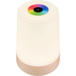 LED Au&szlig;en-Tischleuchte "NUBUSI 7554011", beige, Briloner Leuchten, Leuchten