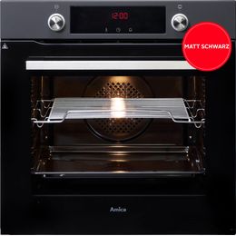 Amica Pyrolyse Backofen "EBPX 945 600 SM", B:59,5cm H:59,5cm T:57,5cm, schwarz, Back&ouml;fen, Sauber backen mit viel Komfort, Sicherheit und geringem