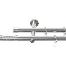 Gardinenstange SN DECO GROUP, L:240cm &Oslash;:19mm, silber, Gardinenstangen
