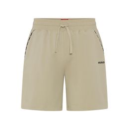 HUGO UNDERWEAR Herren Sweatshorts "NOAH", Gr. XXL, beige, Sweatware, Obermaterial: 61% Baumwolle, 34% Modal, 5% Elasthan, Hosen