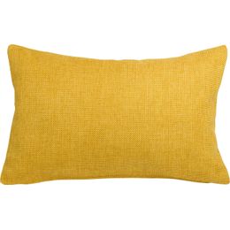 G&ouml;zze Dekokissen G&Ouml;ZZE, B:60cm L:40cm, gelb, Obermaterial: 100% Polyester, Dekokissen_Sitzkissen_Kissenh&uuml;llen, "Dallas", in vielen Farben