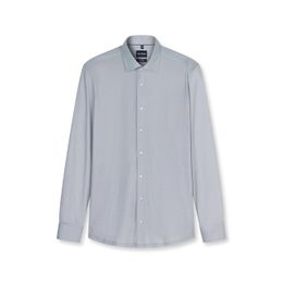 OLYMP Herren Businesshemd "OLYMP Luxor, Modern Fit, New Kent", grau, Gr. 42, 92% Baumwolle, 8% Elasthan, Hemden