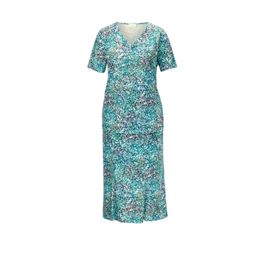 GOLDNER Damen 2-in-1-Kleid "Weiches Jersey-Set mit Grafik-Muster", bunt, Gr. 42, Obermaterial: 95% Polyester PES. 5% Elasthan EL., Kleider,