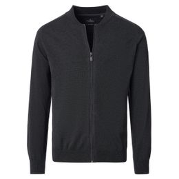 Casamoda Herren Strickjacke "Casamoda Strickjacke uni", grau, Gr. 4XL, 100% Baumwolle, Strickjacken