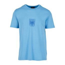 Brandit Herren T-Shirt "Brandit BW Sportshirt", blau, Gr. 5XL, unifarben, 100% Baumwolle, Shirts
