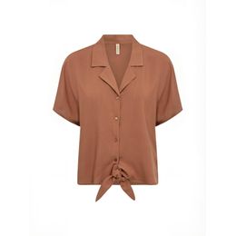 soyaconcept Damen Blusentop "Soya Concept Shirt SC-RADIA", braun, Gr. XL, Obermaterial: 100% Viskose, Blusen