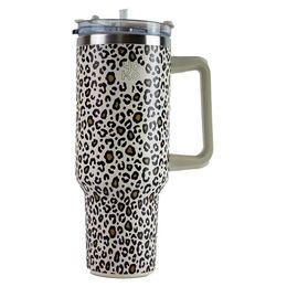 Yoko Design Thermobecher "Leopard" in Hellbraun/ Schwarz - 1200 ml - 42% | Damen-outdoor-ausruestung