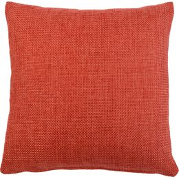 G&ouml;zze Dekokissen G&Ouml;ZZE, B:60cm L:60cm, rot, Obermaterial: 100% Polyester, Dekokissen_Sitzkissen_Kissenh&uuml;llen, "Dallas", in vielen Farben