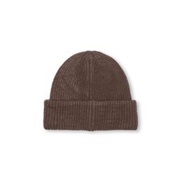 KIDS Only M&auml;dchen Strickm&uuml;tze "KOGSWEA LIFE BEANIE VD ACC NOOS", braun, unifarben, Strick, Materialmix, M&uuml;tzen, Materialmix