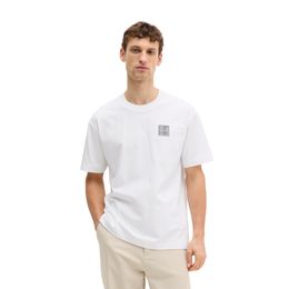 Marc O'Polo MARC O'POLO Herren T-Shirt "mit R&uuml;ckenprint", wei&szlig;, Basic, Gr. XXXL, unifarben, Obermaterial: 100% Baumwolle, Shirts