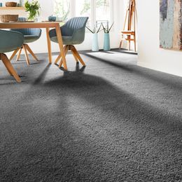 ANDIAMO Teppichboden "Verona, Velours, Gesamth&ouml;he 6 mm, Luxusklasse LC2", B : 500cm 1 Stk., L: 400cm, grau, Schlafzimmer, Teppiche, Uni Farben,