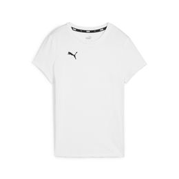 Puma Damen Trainingsshirt "TEAMGOAL CASUALS TEE WMN", wei&szlig;, Gr. XXL, unifarben, Jersey, Obermaterial: 100% Baumwolle, Shirts, T-Shirt, mit
