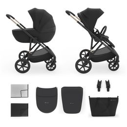 Kinderkraft Kinder Kombi-Kinderwagen "PRIME 3 2in1", schwarz, Kinderwagen