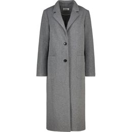 alife and kickin ALIFE & KICKIN Damen Winterjacke "Damen DierdreAK A Winterjacke, Jacke", grau, Gr. M, 100% Polyester, Jacken, Klassischer Wintermantel in schmaler,
