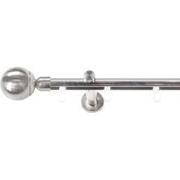 Gardinenstange SN DECO GROUP, L:100cm &Oslash;:19mm, silber, Gardinenstangen