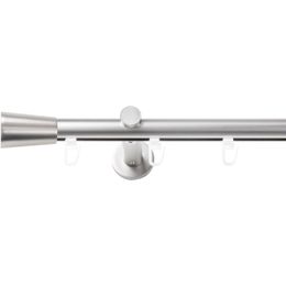 Gardinenstange SN DECO GROUP, L:300cm &Oslash;:19mm, silber, Gardinenstangen
