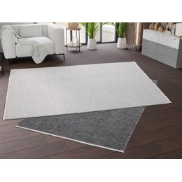 Teppich, B:200cm H:5mm L:290cm, grau, OCI DIE TEPPICHMARKE, Polyester, Wohnzimmer, Teppiche, "JOKER OF COLORS", Wendeteppich, weiche flache