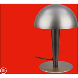 LED Tischleuchte "WANDA", 1, &Oslash; 24cm H: 6cm, 1 Stk., silber, Briloner Leuchten, Leuchten, 15x22,5 cm, Schlafzimmer, Wohnzimmer, B&uuml;ro