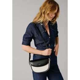 Pepe Jeans Damen Handtasche "handbag CRISHA TALE"schwarz, 70% Baumwolle, 30% Polyurethan, Taschen