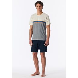 Damen Shorty "UNCOVER Nightwear", uncover by Schiesser, Gr. 52, grau, Obermaterial: 100% Baumwolle, Homewear-Sets