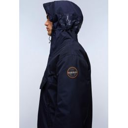 Napapijri Herren Anorak, blau, Gr. L, Web, Obermaterial: 100% Polyester, Jacken, aus Polyester, auch in gro&szlig;en Gr&ouml;&szlig;en