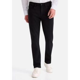 Stooker Men Herren 5-Pocket-Jeans "Frisco Thermo Straight Fit Jeans", schwarz, Gr. 34, Denim/Jeans, 63% Baumwolle, 34% Polyester, 3% Elasthan, Jeans,