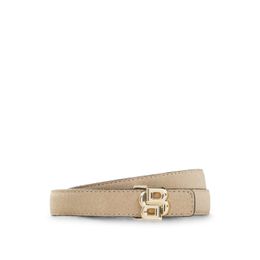 BOSS Damen Wendeg&uuml;rtel "B Icon-G Sr20 sdp", beige, Gr. 75, mehrfarbig, Leder, G&uuml;rtel, mit Monogrammschlie&szlig;e, italienisches Leder