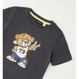 sarabanda Jungen T-Shirt "BABY BOY SUMMER T-SHIRT", grau, Gr. 122, 100% Baumwolle, Shirts