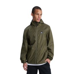 Quiksilver Herren Regenjacke "Overcast 3K Tape", gr&uuml;n, Gr. M, Obermaterial: 100% Nylon., Jacken