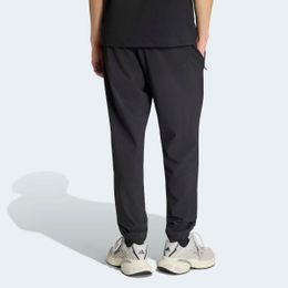 Herren Sporthose "TECH ESS WV PT"schwarz, normal, gr., Gr. M, adidas originals, Obermaterial: 87% Polyester, 13% Elasthan, Hosen