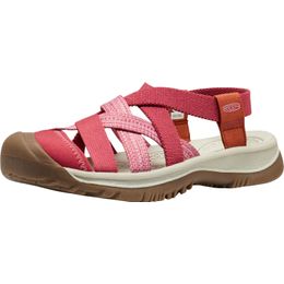 Keen Damen Sandale "WHISPER LATTICE", Gr. 41, rosa, Textil, Schuhe, waschbar und sto&szlig;d&auml;mpfend