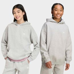 M&auml;dchen Kapuzensweatshirt "FLEECE-HOODIE, OVERSIZE", grau, Gr. 128, adidas originals, Obermaterial: 70% Baumwolle, 30% Polyester, Sweatshirts