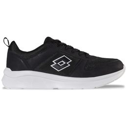 Lotto Herren Sneaker, Gr. 46, schwarz-wei&szlig;, Kunstfaser, Synthetik, Mesh, Schuhe, - besonders leicht & bequem