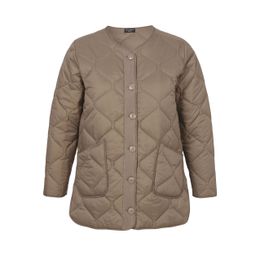Via Appia Due Damen Steppjacke "Via Appia Due Jacke", braun, Gr. 48, uni, Obermaterial: 100% Polyamid PA., Jacken, leicht, wattiert, gro&szlig;e Gr&ouml;&szlig;en