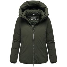 Navahoo Damen Winterjacke "Bl&uuml;tenlicht 14", gr&uuml;n, Gr. S, Obermaterial: 100% Polyester. Innenfutter: 100% Polyester. Wattierung: 100% Polyester.
