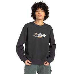 Element Damen Sweatshirt "Triplets", schwarz, Gr. L, Obermaterial: 55% Baumwolle, 25% Baumwolle, 20% Polyester., Sweatshirts