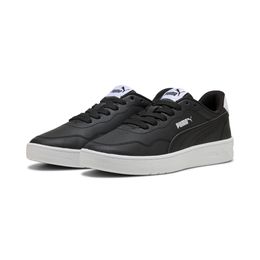 Puma Damen Sneaker "Court Lally Sneakers Damen", Gr. 40, schwarz-wei&szlig;, Obermaterial: Synthetik, Textil. Futter: Textil. Innensohle: Textil.