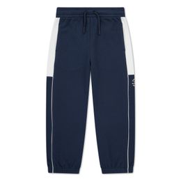 Converse Jungen Jogginghose "PIPING & COLOR BLOCK JOGGER", blau, Gr. 122, angeraute Sweatware, Obermaterial: 60% Baumwolle, 40% Polyester, Hosen, aus