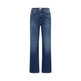 Mustang Damen Weite Jeans "Damen Style Madison Wide"782 mittelblau, Gr. 30, unifarben, Denim/Jeans, 98% Baumwolle, 2% Elasthan, Jeans